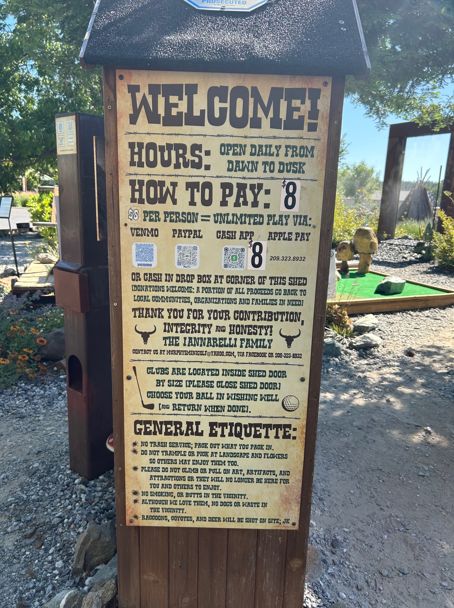 How We Operate – Murphys Mini Golf